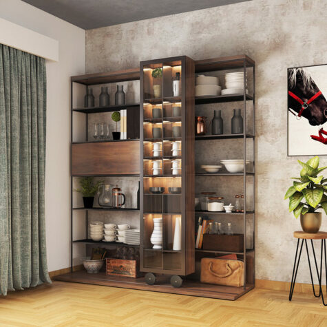 Latest Crockery Unit Designs For Dining Room