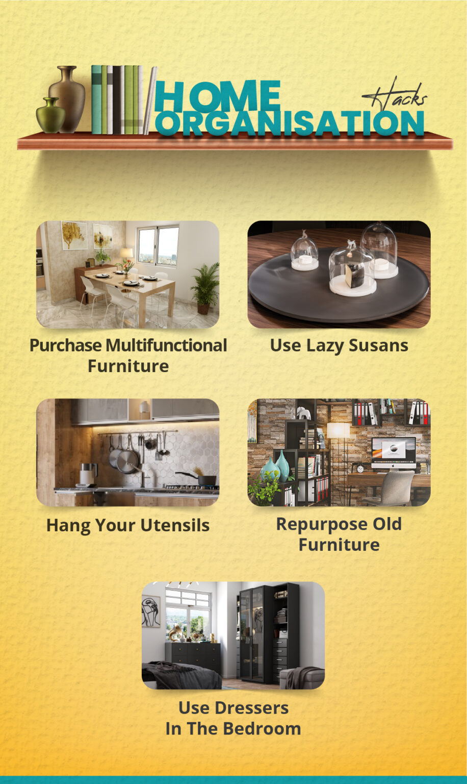 Great Home Organisation Tips And Ideas | DesignCafe