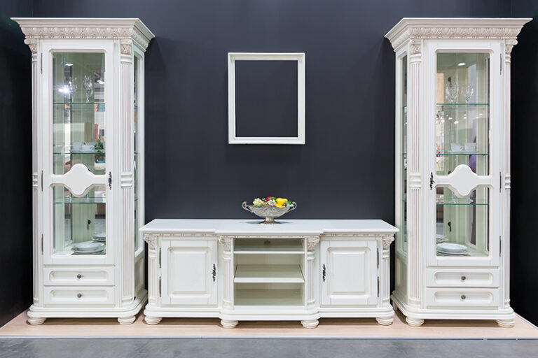 Modern Showcase Designs For Living Room | DesignCafe