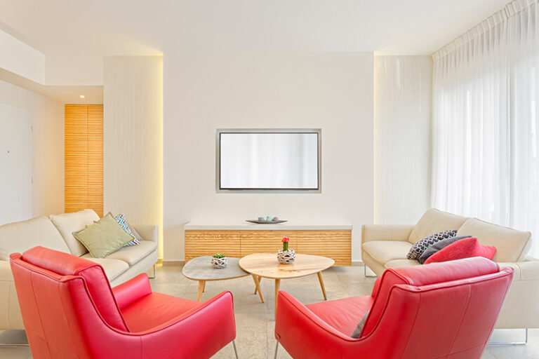 Modern Showcase Designs For Living Room | DesignCafe