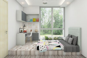 Kids Study Room With Bedroom Ideas For Your Home | DesignCafe