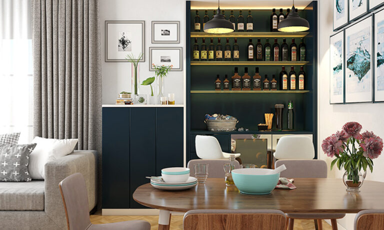 Home Bar Cabinet Designs For Your Home | DesignCafe