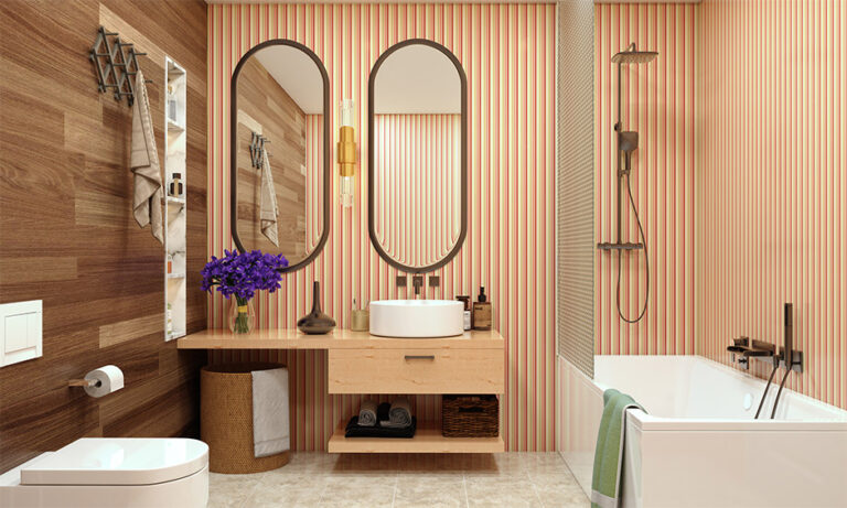 10 Beautiful Bathroom Wallpaper Ideas | DesignCafe
