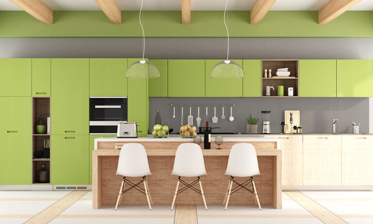 20 Green Kitchen Design Ideas For Your Home | DesignCafe