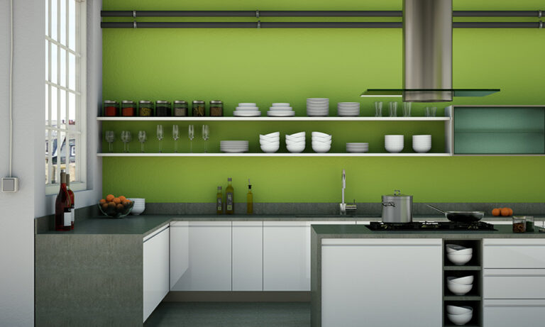 20 Green Kitchen Design Ideas For Your Home | DesignCafe