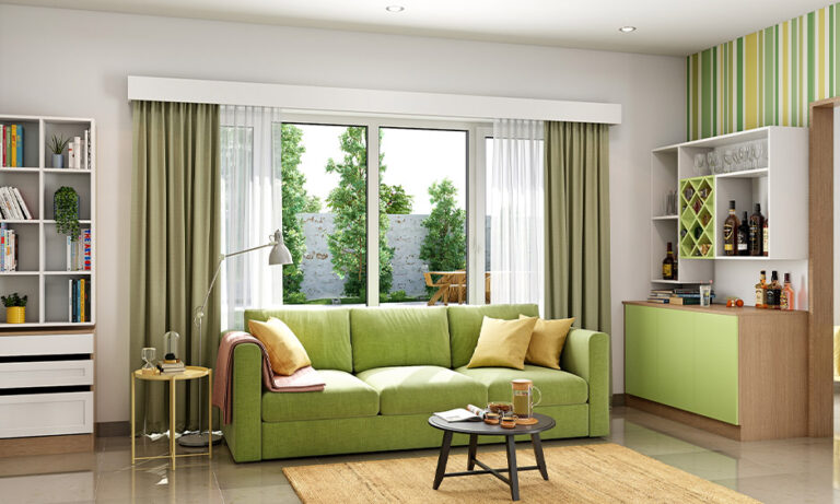 5 Green Living Room Ideas For Your Home | DesignCafe