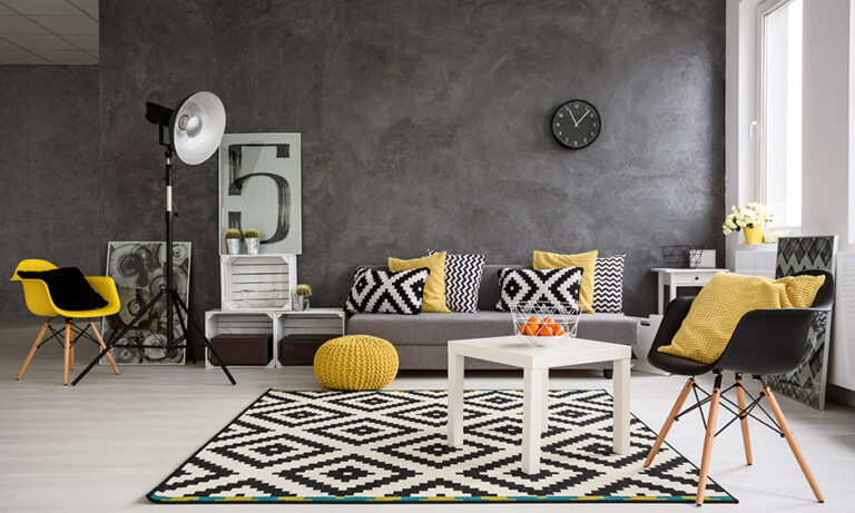 Vibrant Yellow Living Room Design for a Bold Statement