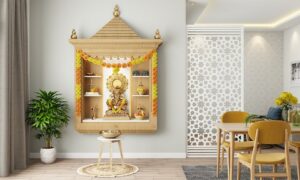 Wall Mounted Mandir Designs For Home | DesignCafe - yabo全站登录