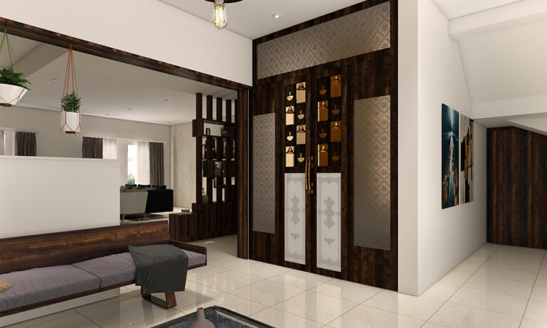 Stunning Pooja Room Door Designs With Glass | DesignCafe