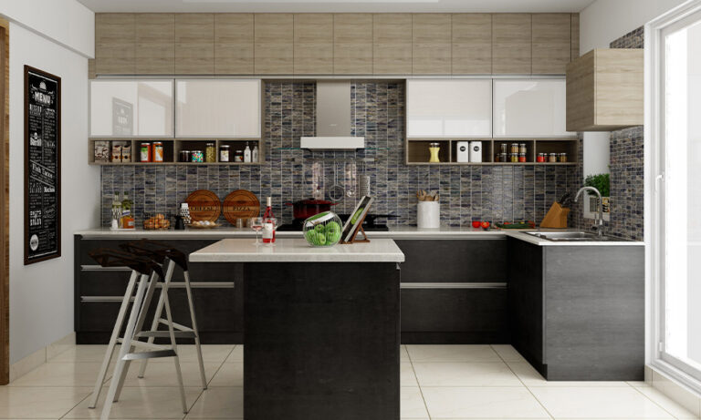 Modern Black And Dark Backsplash Tiles For Kitchen