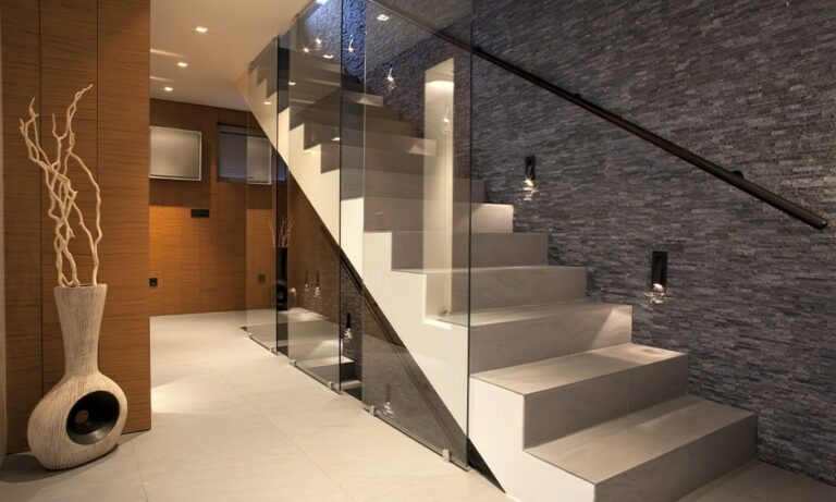 Glass Staircase Design Ideas For Your Home | DesignCafe