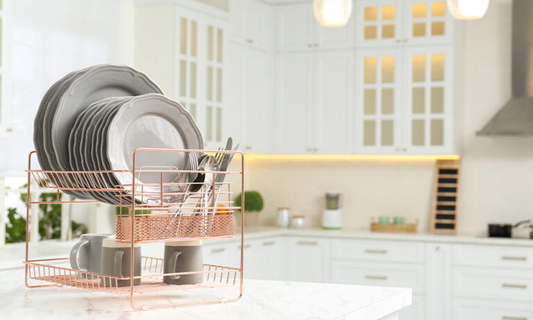 Stainless Steel Kitchen Rack and Shelf Designs | DesignCafe