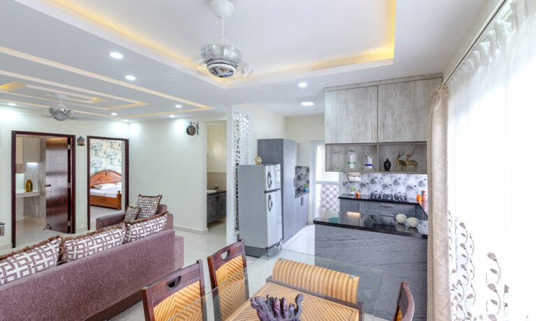 Open Kitchen Designs with Living Room for Indian Homes