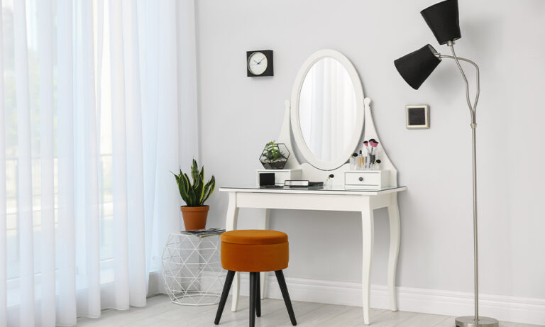 7 Dressing Table Lighting Ideas For Your Home | DesignCafe
