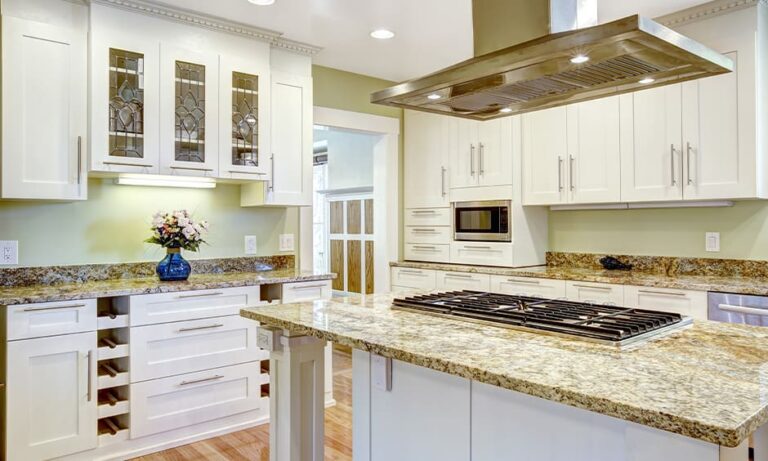 8 Solid Kitchen Granite Countertop Colors | Design Cafe