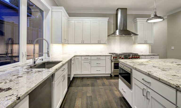 8 Solid Kitchen Granite Countertop Colors | Design Cafe