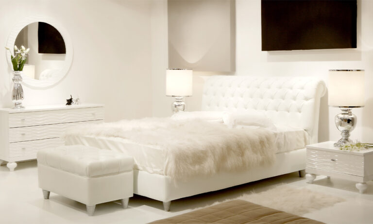 Stylish White Colour Bed Designs for a Modern Bedroom