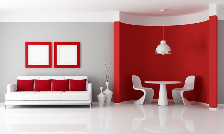 10 Burning Hot Red Living Room Design Ideas