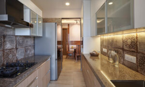 Earthy, Modern Interiors For A 3BHK Home In Mumbai