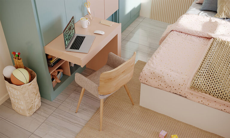Space-Saving Desk For Small Space | DesignCafe