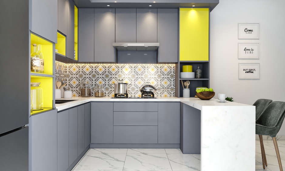 A Kitchen Inspired By Pantone's Colour Of The Year - DesignCafe