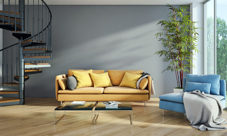Spectacular Living Room With Stairs Design Ideas | DesignCafe