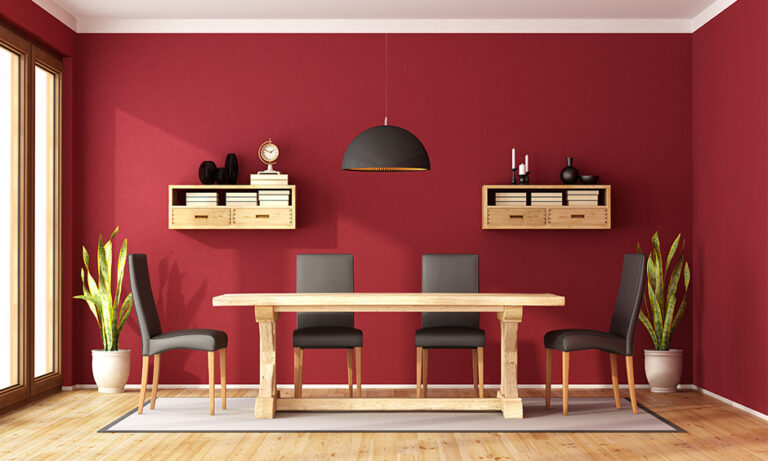 Bold Red Wall Paint Combinations For Your Bedroom Interiors