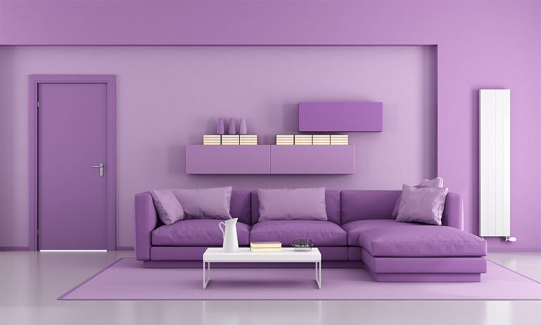 Purple Wall Colour Combinations for Modern Homes