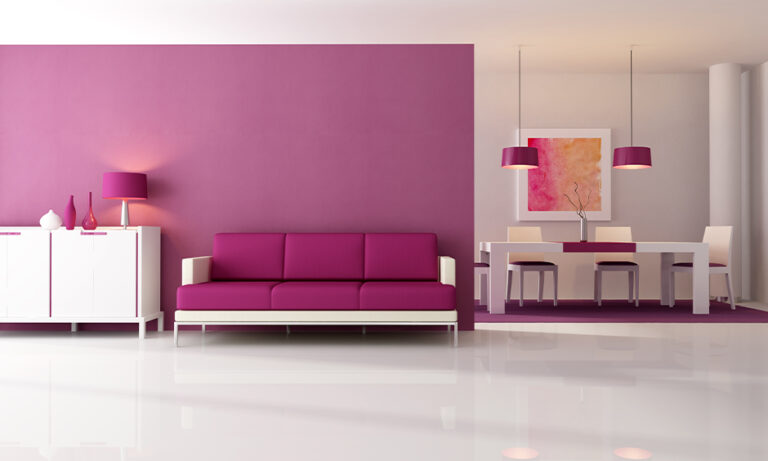 Purple Wall Colour Combinations for Modern Homes