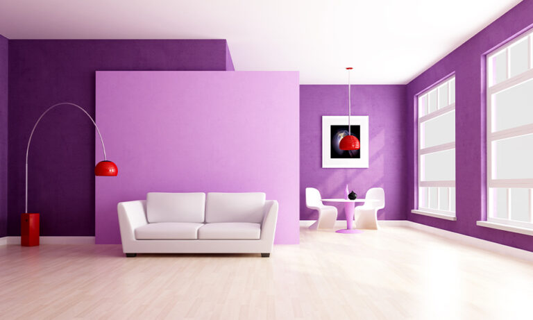 Purple Wall Colour Combinations for Modern Homes