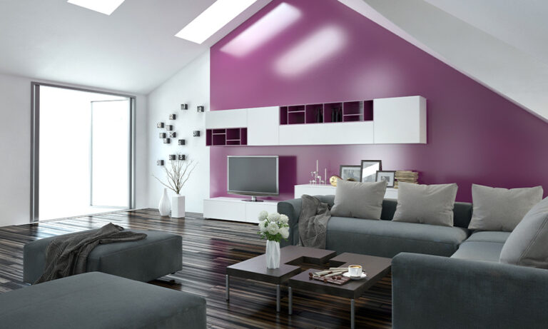 Purple Wall Colour Combinations for Modern Homes