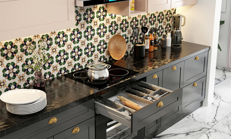 Retro & Chic Tile Kitchen Countertop Ideas for Stylish Homes