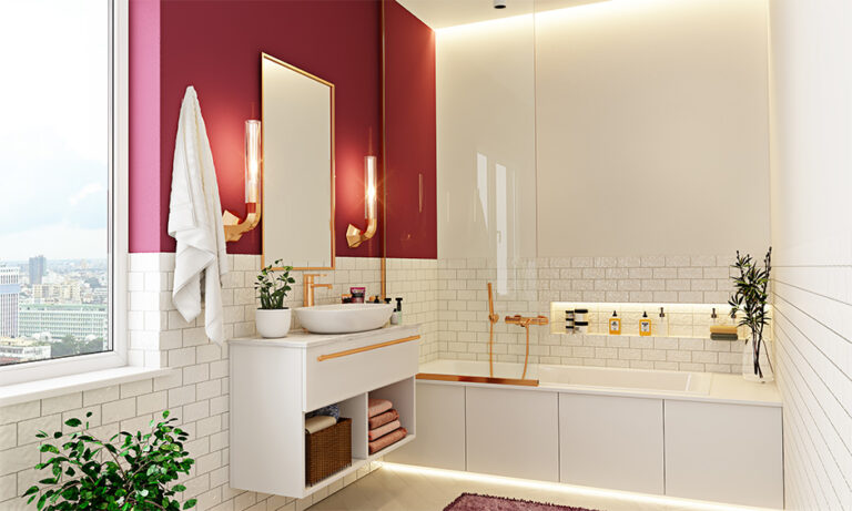 5 Stunning Red Bathroom Ideas For Your Home | Design Cafe