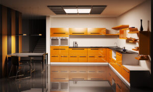 Orange Modular Kitchen Design Ideas For Your Home