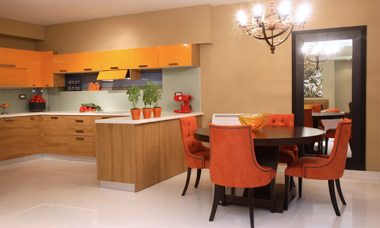 Orange Modular Kitchen Design Ideas For Your Home