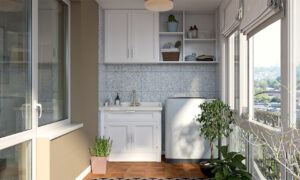 Balcony Laundry Room Design Ideas For Your Home | DesignCafe