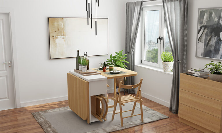 Foldable Dining Table Designs For Your Home | Design Cafe