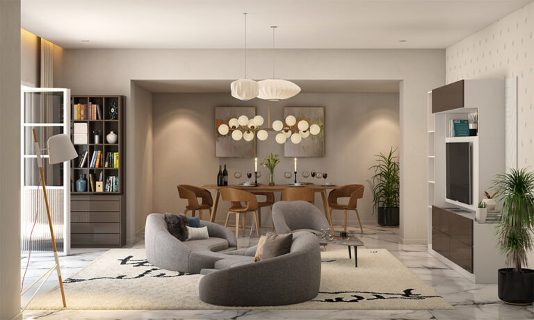 Double-Sided Sofa Designs For Your Home | DesignCafe