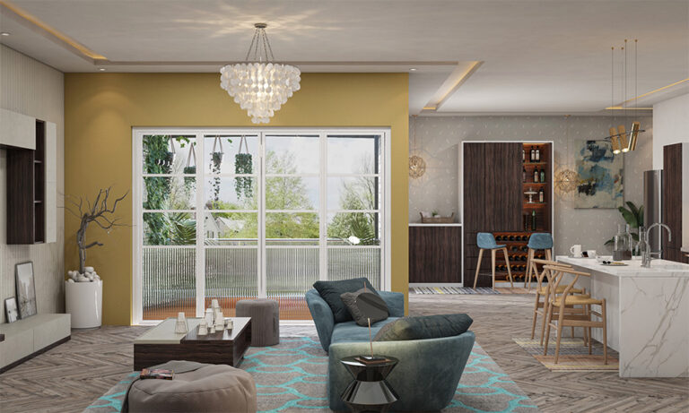 Double-Sided Sofa Designs For Your Home | DesignCafe