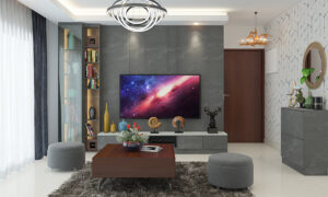 Showcase Designs For Living Room With Glass | DesignCafe