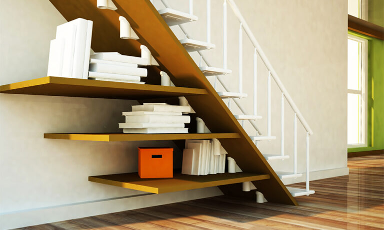 8 Bookshelf Under Stairs Designs For Your Home | Design Cafe