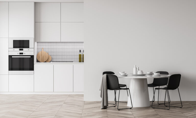 Black And White Dining Table Ideas | DesignCafe