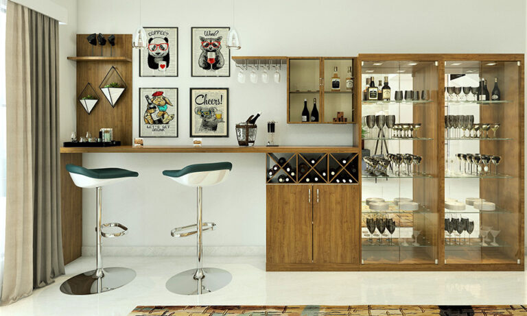 Smart Wall Mounted Wine Rack Design Ideas | DesignCafe