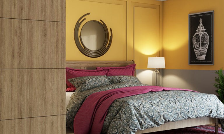 Colour Combinations With A Yellow Wall | DesignCafe