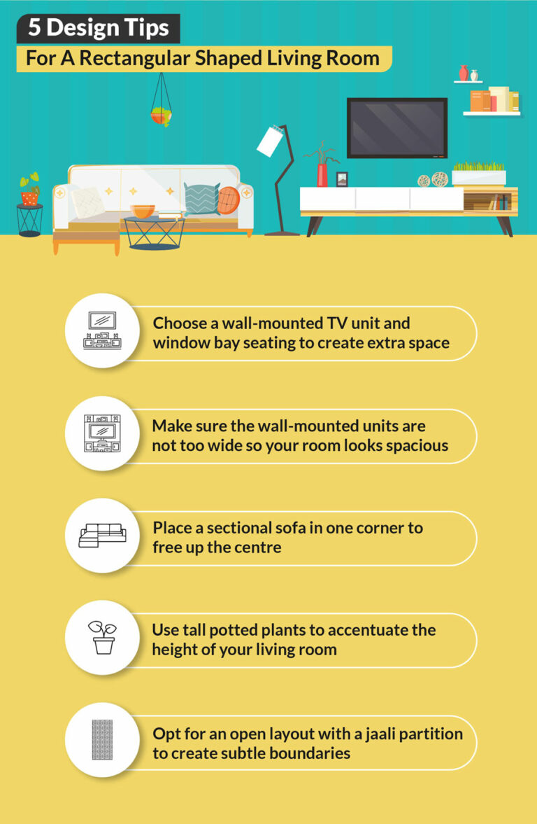 How To Arrange Furniture In A Rectangular Living Room | Design Cafe