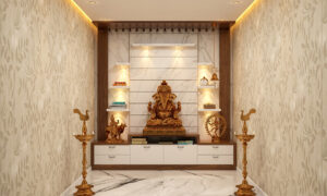 Stylish Pooja Room Tiles Designs for Modern Homes