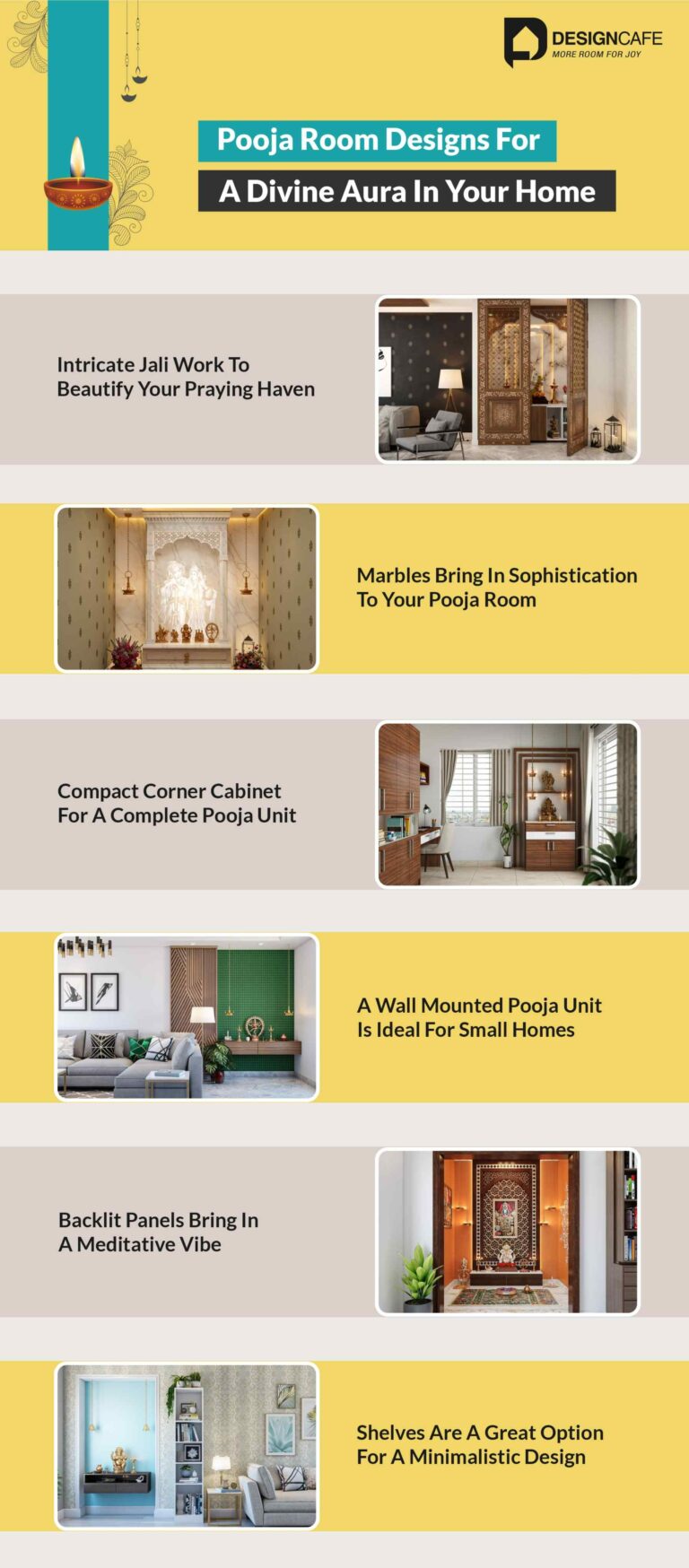 Inspiring Pooja Room Designs to Suit Every Indian Homes