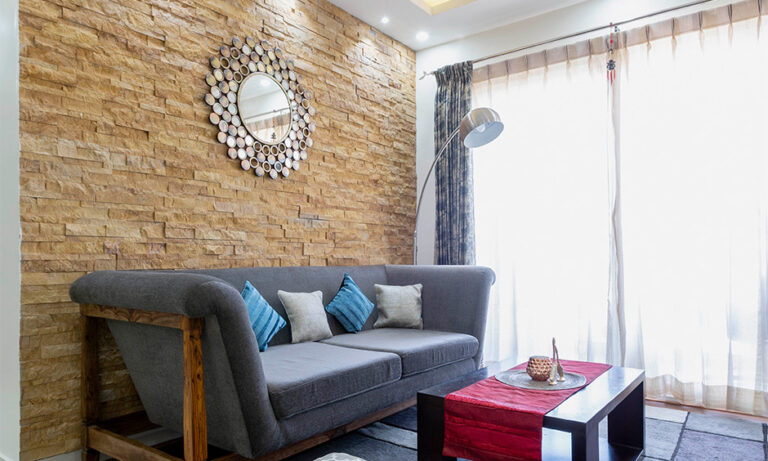 Living Room Brick Wall Designs For Your Home | DesignCafe