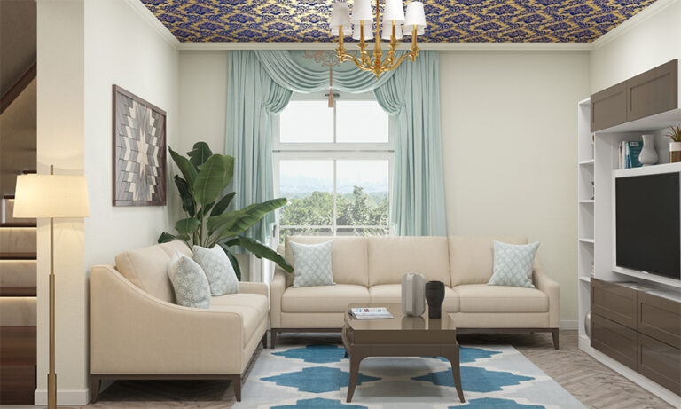 False Ceiling Wallpaper Design Ideas For Your Home