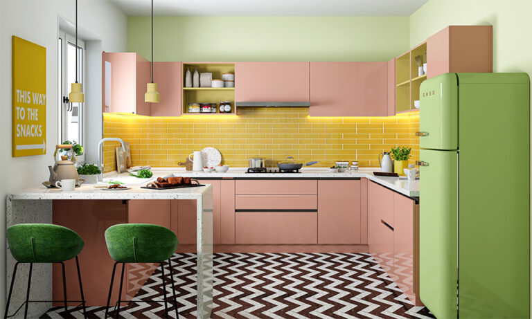 6 Pink Kitchen Designs That'll Enhance Your Home Look